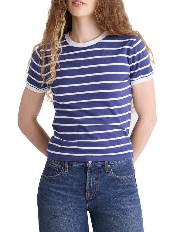 MADEWELL Madewell Allday Stripe Crewneck Baby Tee